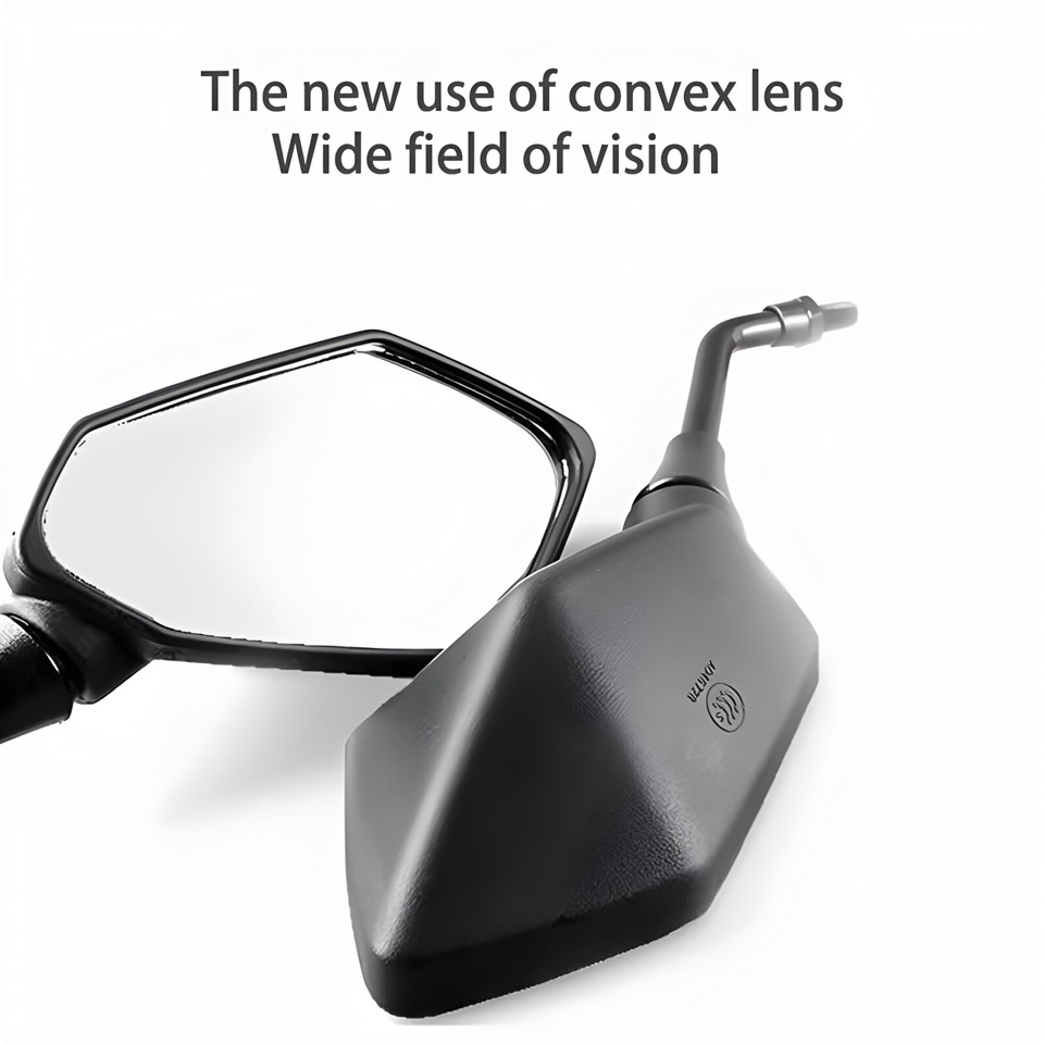 Motorcycle Black M10/10mm Rear View Mirrors Fit for Honda Grom MSX 125 ...