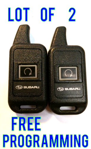 LOT OF 2 SUBARU KEYLESS REMOTE START STARTER FOB TRANSMITTER GOH-PCMINI ...