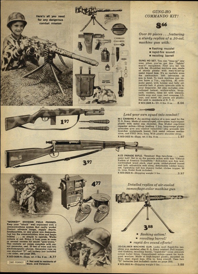 1964 PAPER AD Junior Tool Chest Workbench Workshop Gung Ho Commando ...