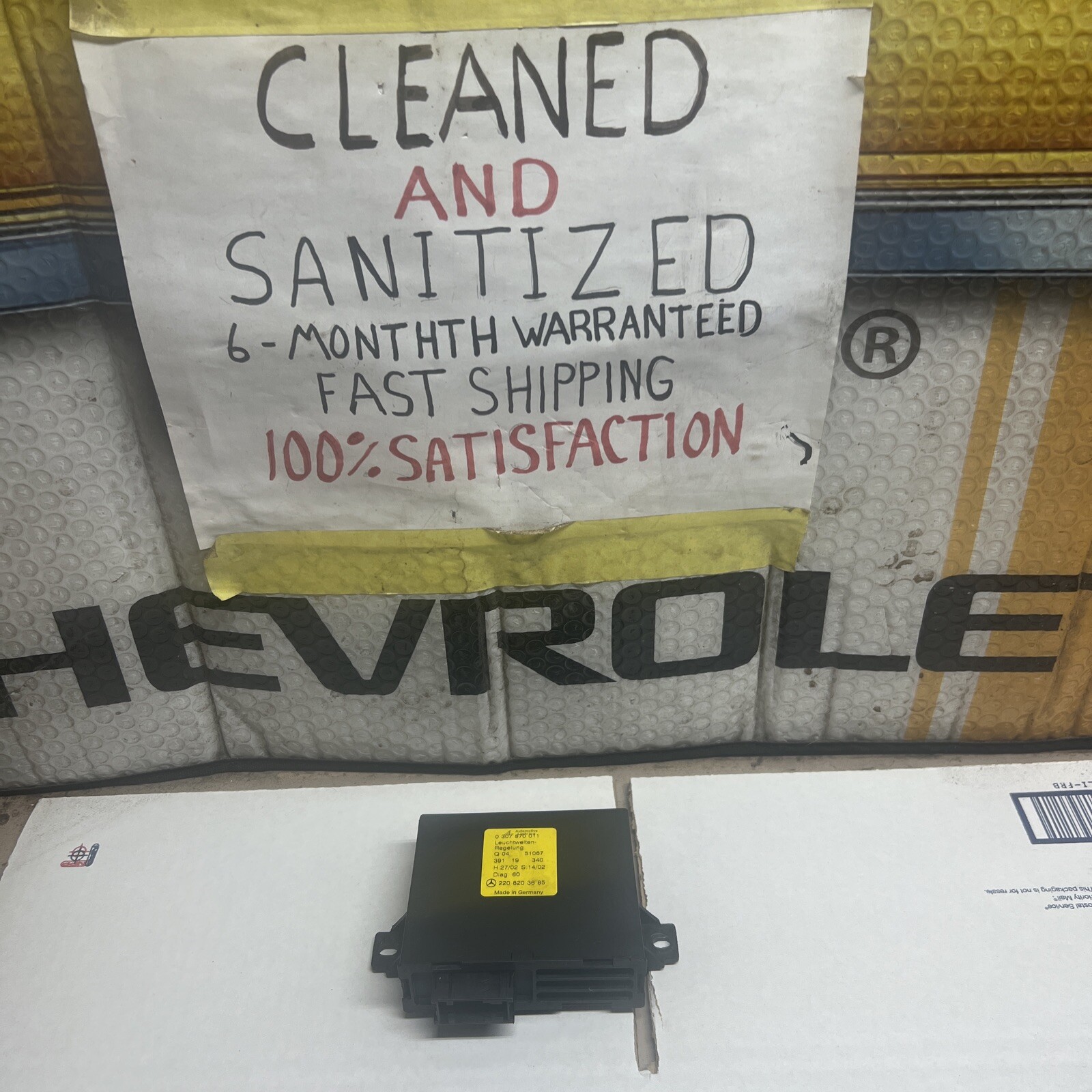 03-06 Mercedes W220 S500 S430 Headlight Control Module Unit Head Lamp ...