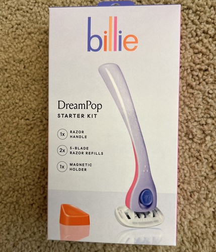 BILLIE'S DREAM POP Starter Kit 1x Handle 2x 5-blade razor + 1x magnetic ...