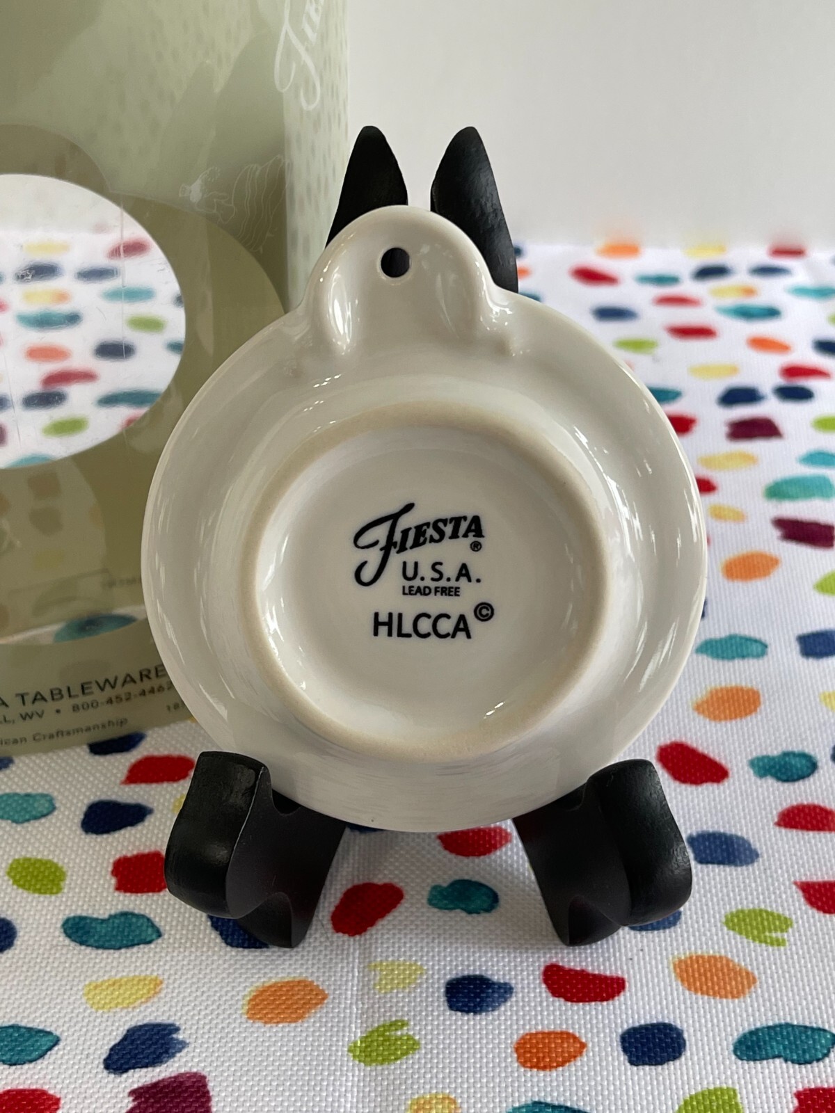 Fiestaware Dancing Dots Ornament Fiesta HLCCA 2022 Conference Exclusive ...