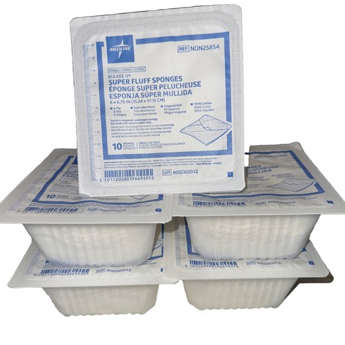 Medline NON25854 Sterile Bulkee Super Fluff Sponge for sale online | eBay