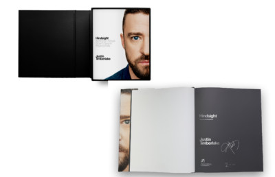 Autographed Justin Timberlake Hindsight Book Collectors Numbered ...
