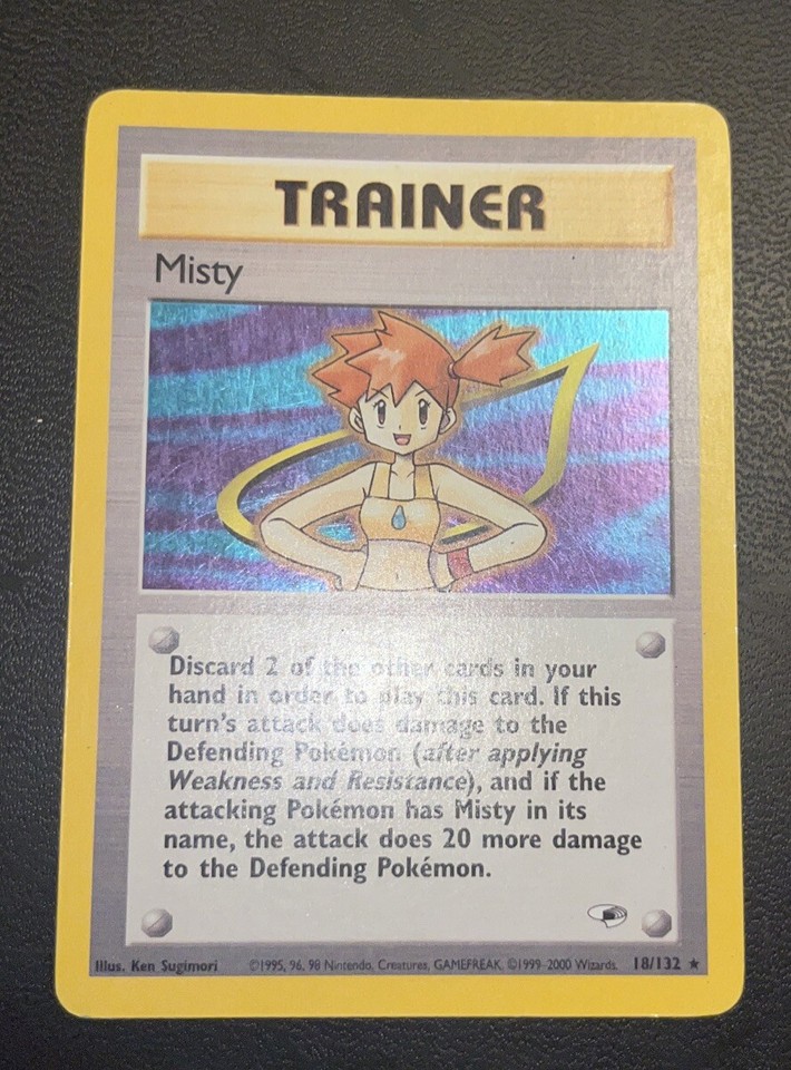 Pokémon TCG Misty Gym Heroes 18/132 Holo 1st Edition Holo Rare | eBay