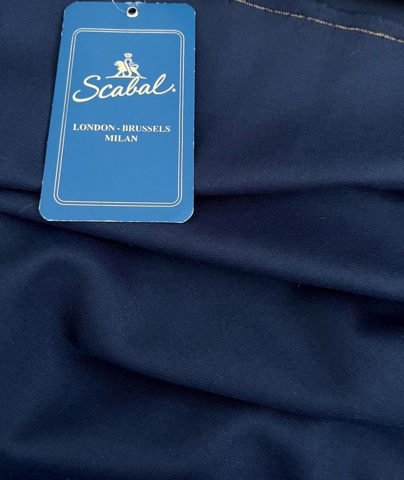 Vintage Scabal Stretch Fabric Dark Navy – 2.5 Yards – Textured & Elegant | eBay