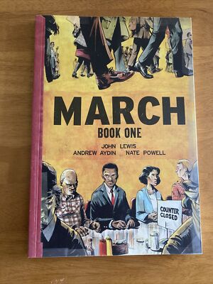 NEW- 'March: Book One' John Lewis & Andrew Aydin.Paperback.Civil Rights ...