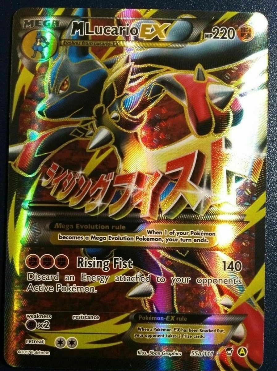 Pokemon Lucario Mega Evolution Card
