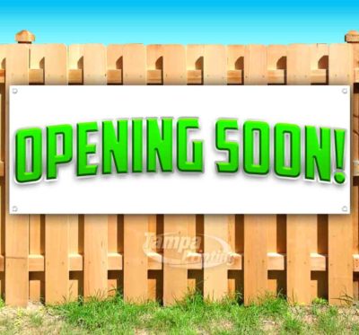 OPENING SOON Advertising Vinyl Banner Flag Sign Many Sizes USA | eBay