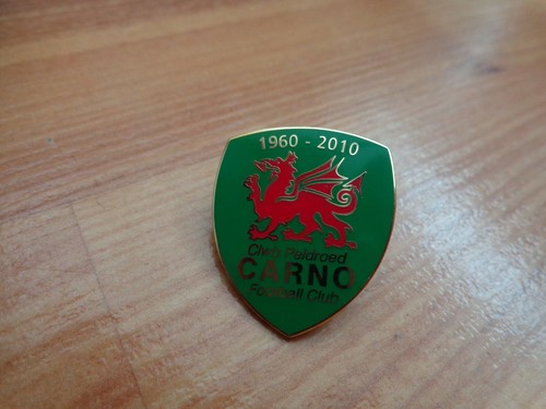 CLASSIC CLWB PELDROED CARNO FC CREST FOOTBALL ENAMEL WALES NON LEAGUE ...