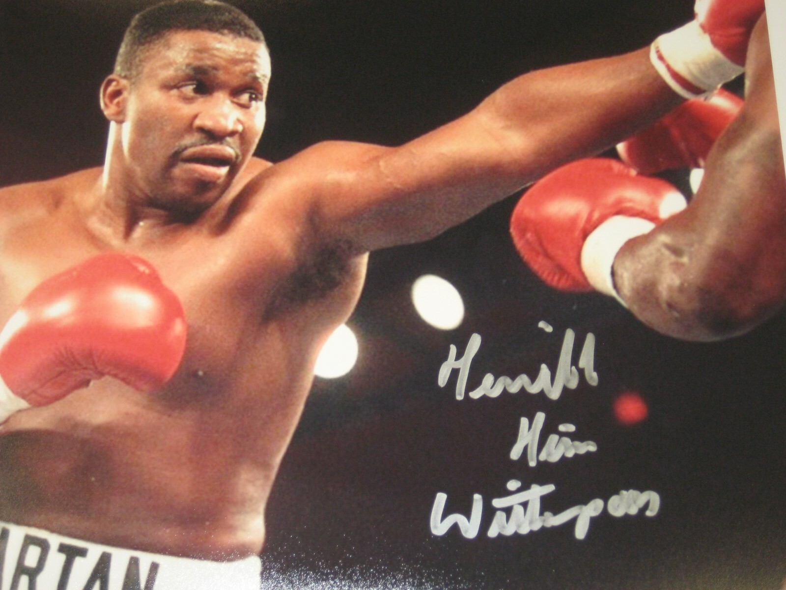 BOXING CHAMPION THE LEGEND "TERRIBLE" TIM WITHERSPOON AUTOGRAPHED PHOTO ...