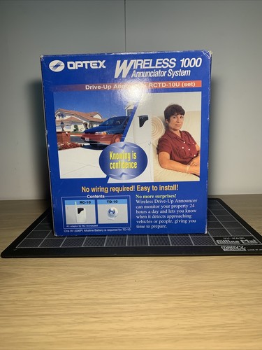 Optex Wireless 1000 Annunciator System Entry Announcer Driveway Sensor ...