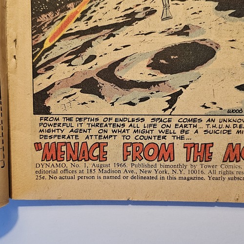 Dynamo #1 Tower Comics 1966 First Issue! Greatest Thunder Agent | eBay