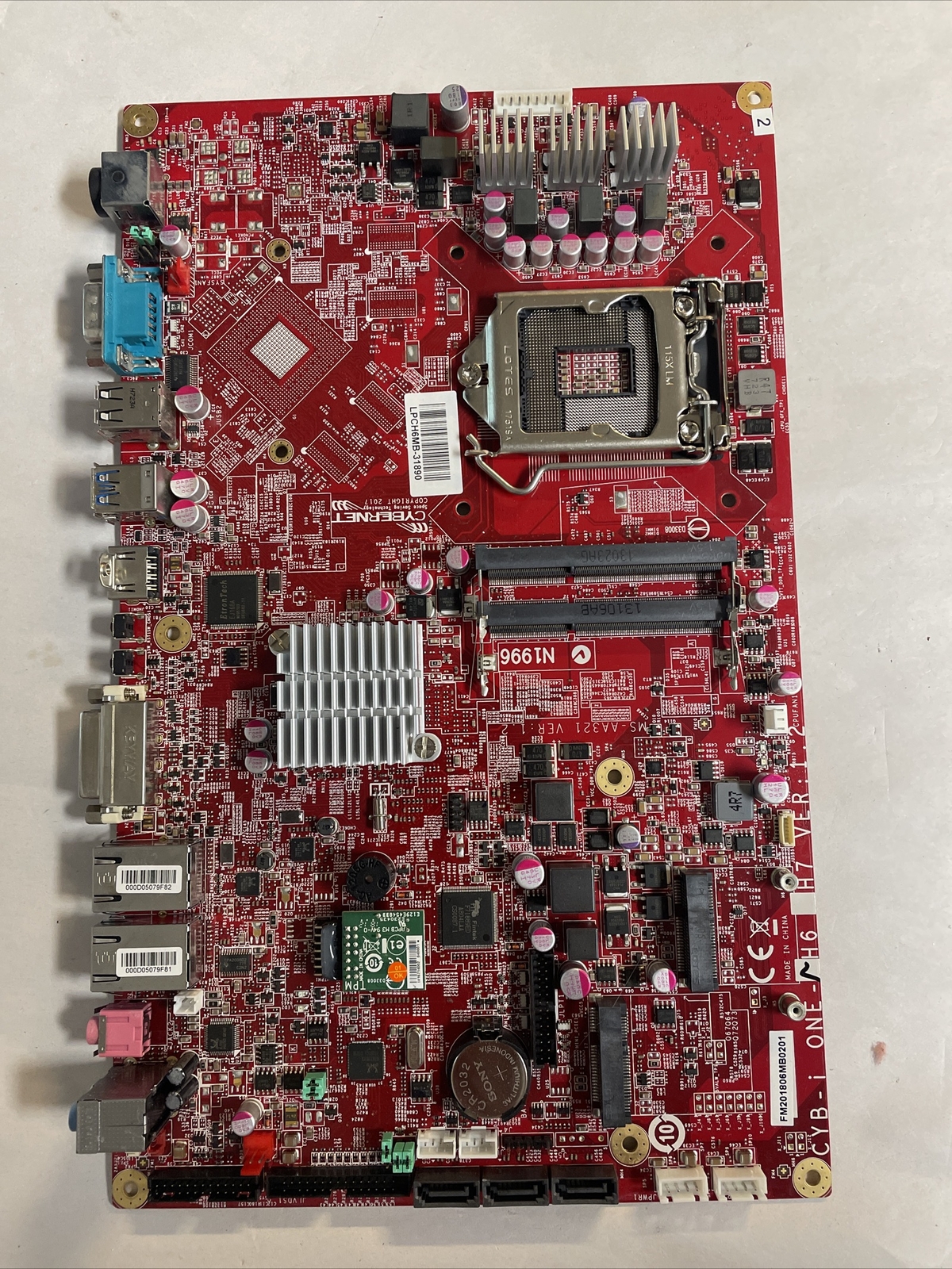 Cybernet AIO i-One Series H6 Main System Motherboard POS @MB159 | eBay