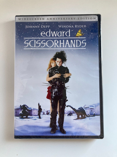 Edward Scissorhands DVD Johnny Depp Winona Ryder Factory Sealed Brand ...