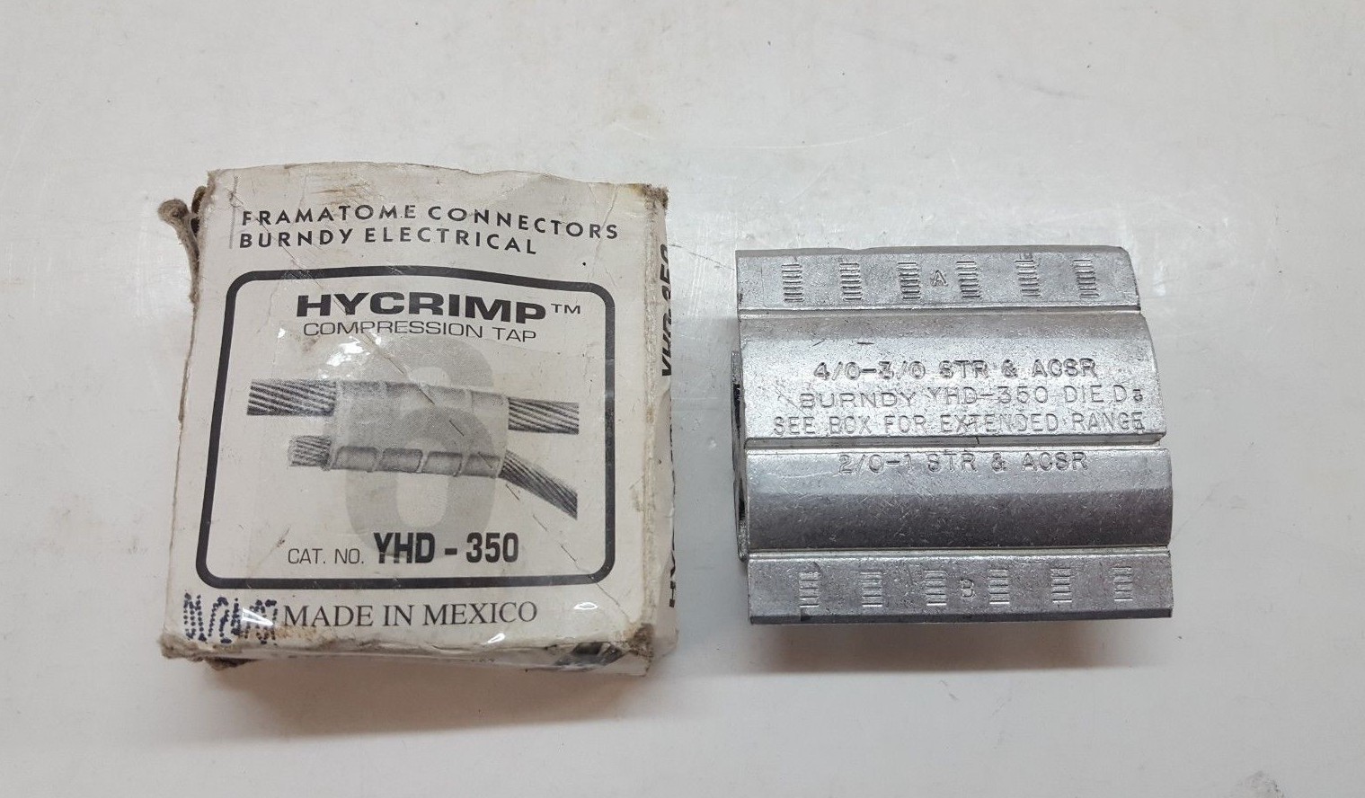 Burndy YHD-350 Hycrimp Compression Line Tap Connector | eBay