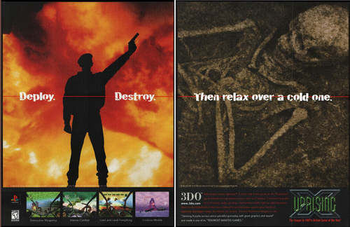 Uprising X 3DO - Video Game Print Ad / Poster Promo Art 1998 | eBay