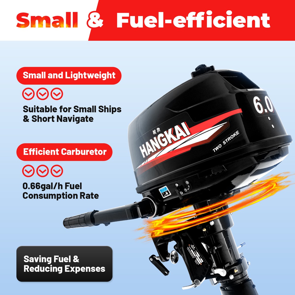 Small Gas Outboard Boat Motors