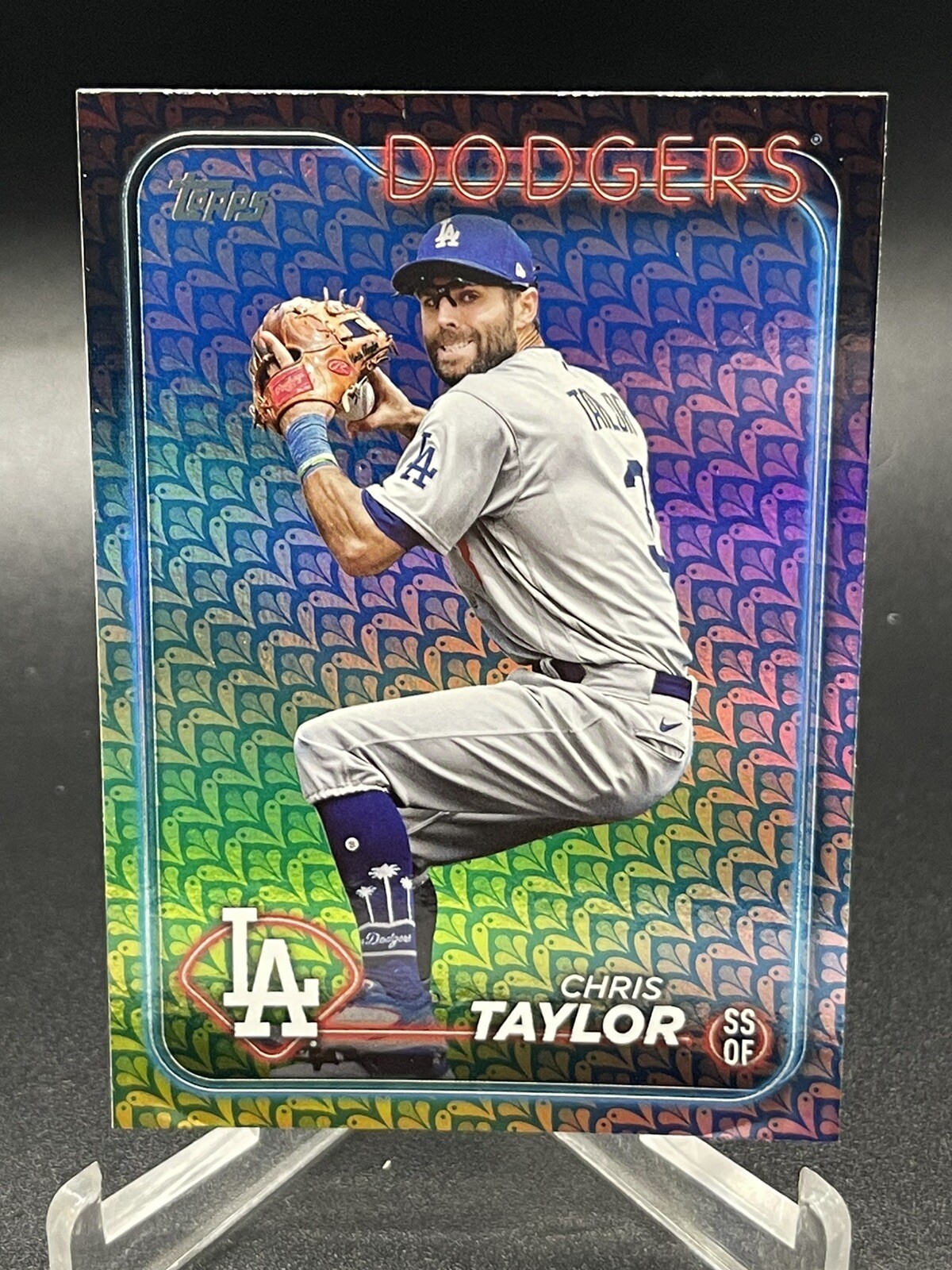 2024 Topps Series 1 #246 CHRIS TAYLOR Easter Holiday Foil DODGERS | eBay
