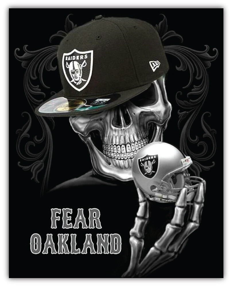 Oakland Raiders NFL Football Logo Sport Car Bumper Sticker Decal "SIZES ...