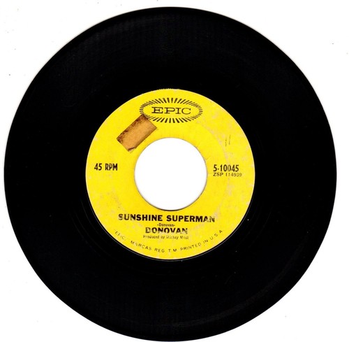Donovan – Sunshine Superman: 45 Single, Styrene, Mono, Terre Haute ...