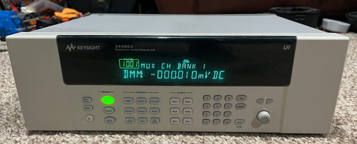 Keysight Agilent 34980A Multifunction Switch Measurement Unit with | eBay