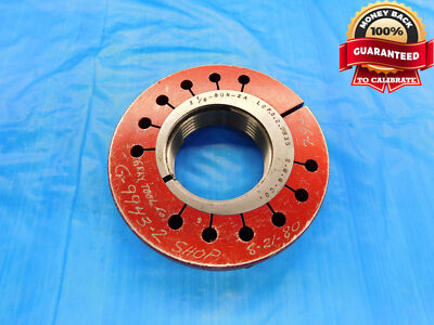 2 1/8 8 UN 2A THREAD RING GAGE 2.125 2.1250 NO GO ONLY P.D. = 2.0335 ...