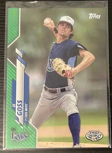 2020 Topps Pro Debut Green 40/99 #PD-126 JJ Goss GCL Rays Baseball Card ...