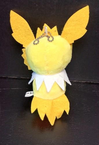 Pokemon Plush Jolteon Eevee Evolution 2017 With Backpack Keychain Chain ...