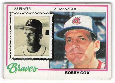 1978 Topps #93 Bobby Cox Atlanta Braves | eBay