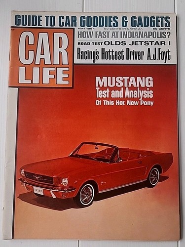 H3 1964 FORD MUSTANG May CAR LIFE Magazine Test Analysis | eBay