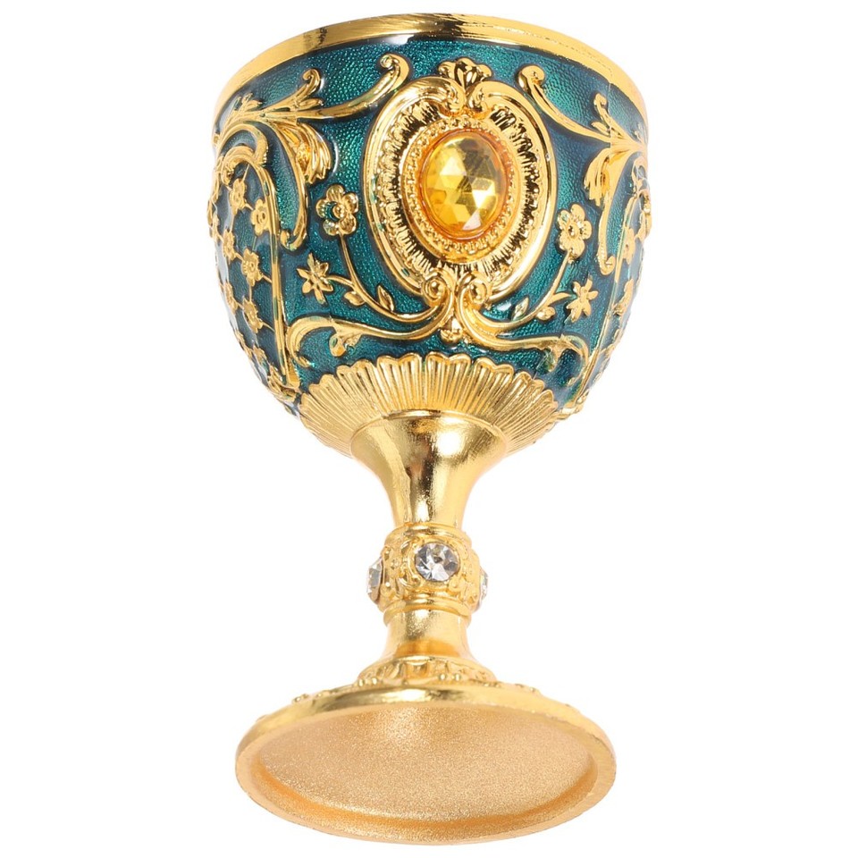Alloy Holy Water Cup Jeweled Chalice Cup Tibetan Buddhist Water ...
