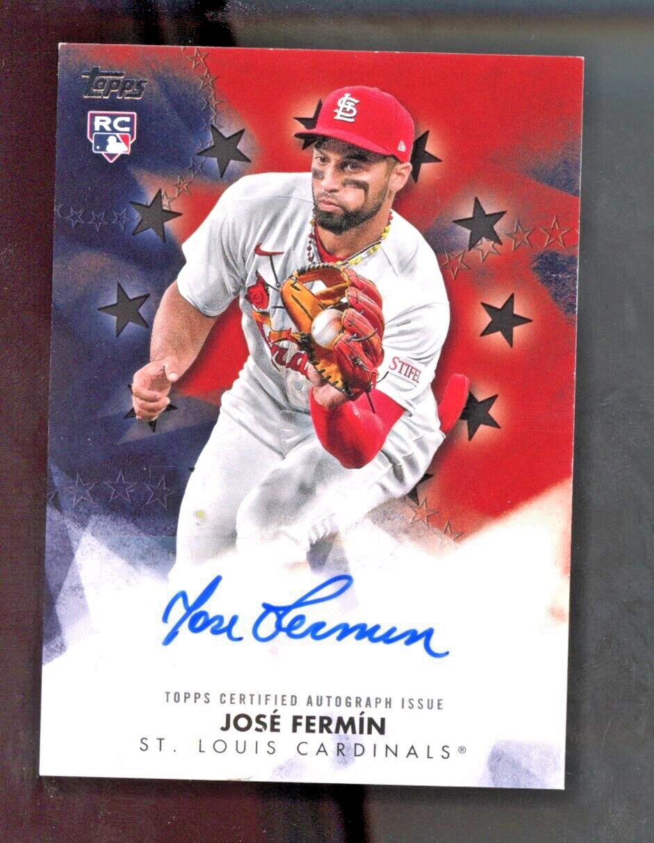 2024 Topps Series 1 Jose Fermin Baseball Stars Auto Black RC /199 ...