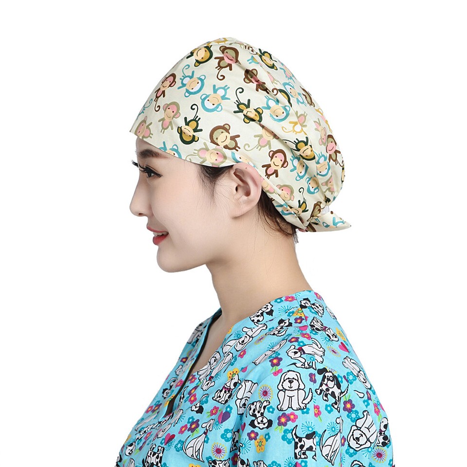 Clinic Medical Hat Doctor Surgical Print Women and Man Working Cap ...