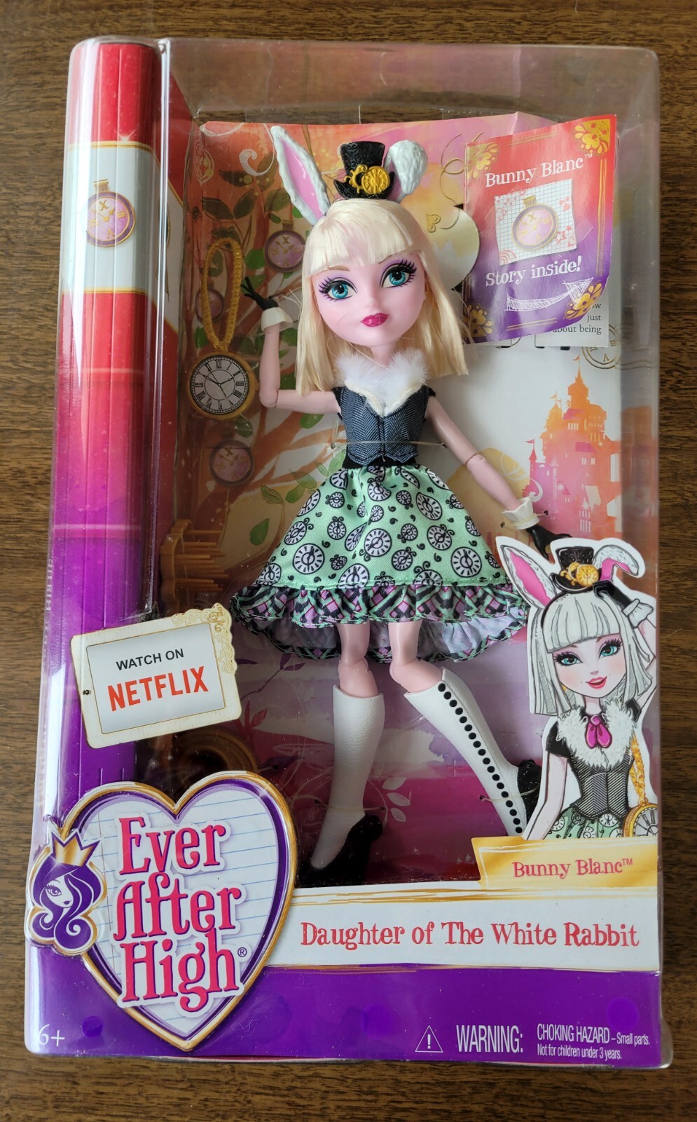 Ever After High Bunny Blanc White Rabbit Daughter NIB Easter Netflix