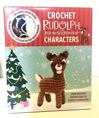 Holiday Rudolph Crochet Kit Character | eBay