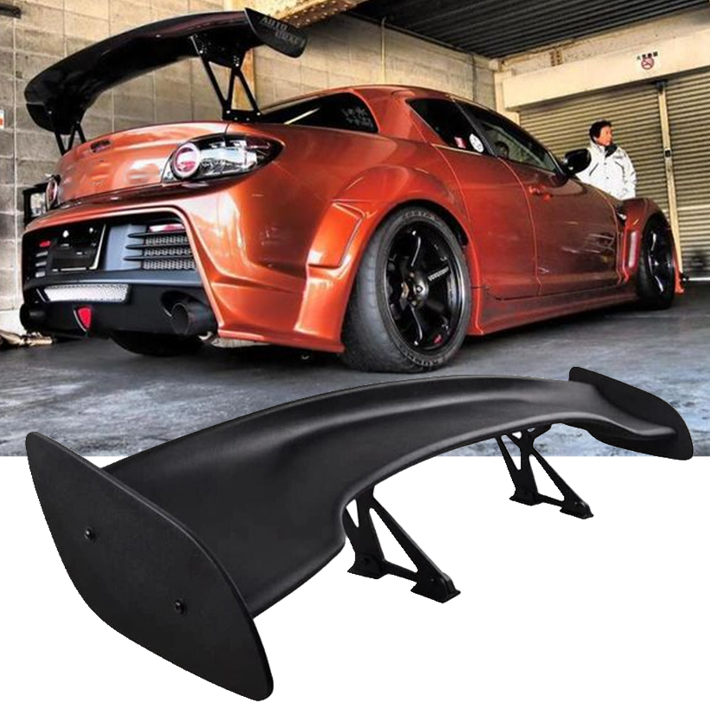 46" Rear Trunk Spoiler Wing Racing GT-Style Matte For Mazda RX-8 Mazda3 ...
