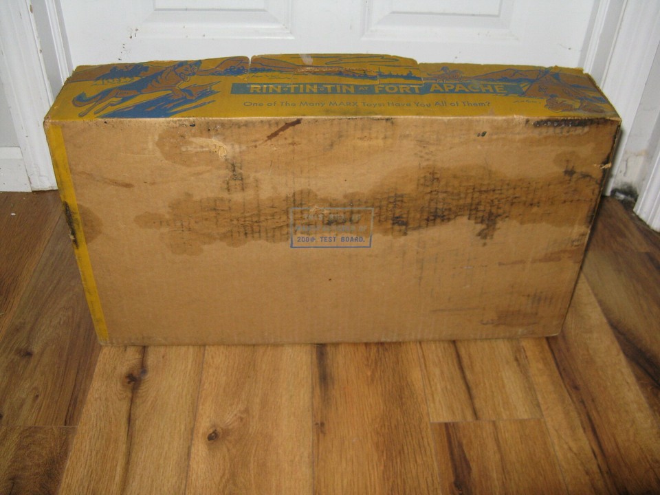 VTG Rin Tin Tin Fort Apache Louis Marx Playset #3627 1956 Western Rare ...