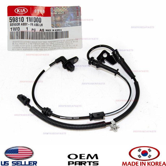 Genuine OEM Kia 59810 1w000 Front Left ABS Sensor Assembly 598101W000 ...