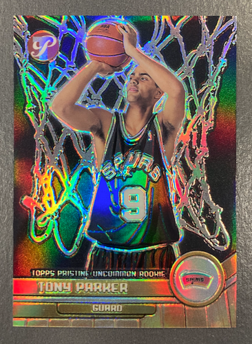 TONY PARKER 2001-02 TOPPS PRISTINE REFRACTOR ROOKIE 048/750 | eBay