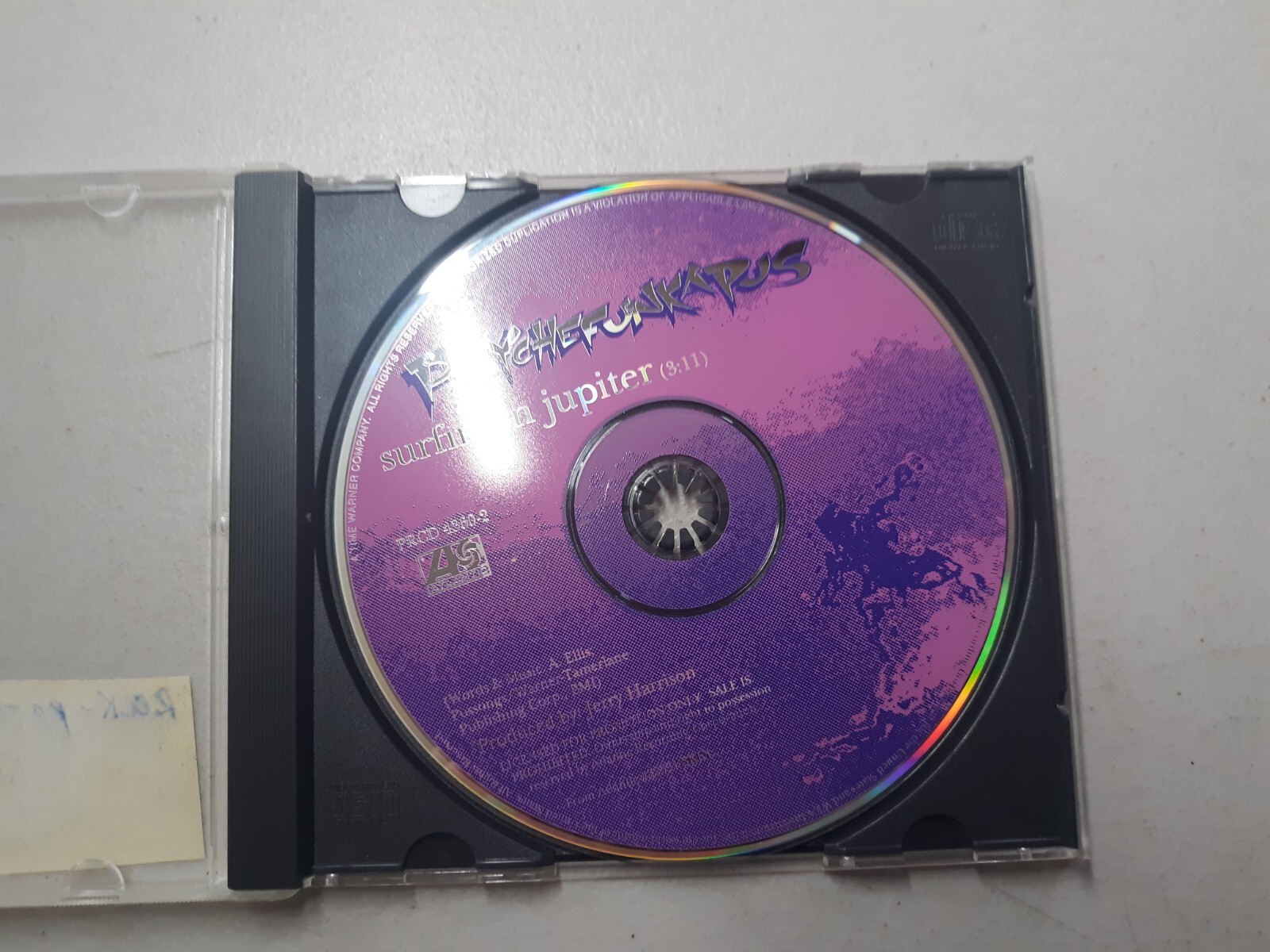 PSYCHEFUNKAPUS Surfin' On Jupiter CD PROMO Single PRCD 4360-2 Disc Only ...