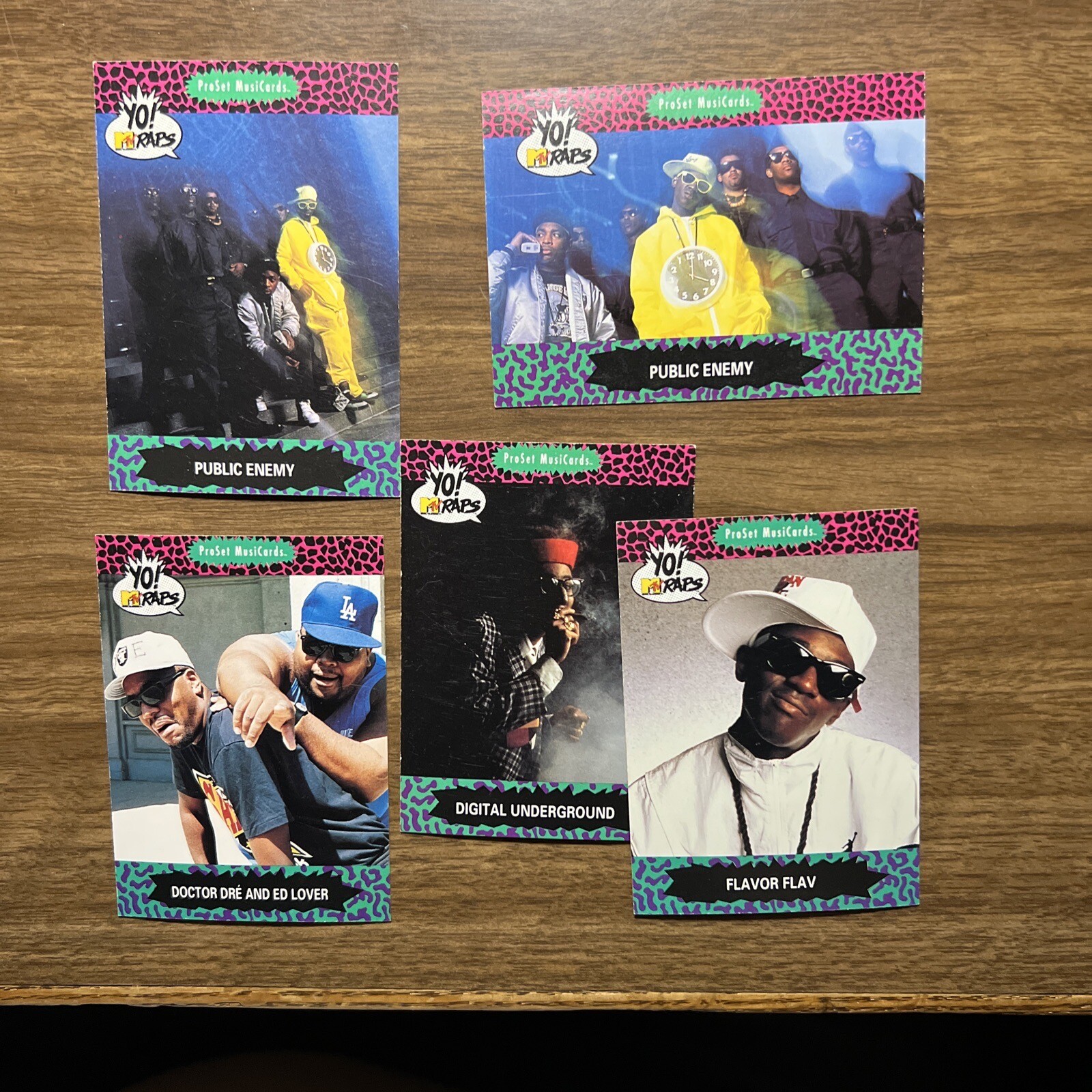 1991 Pro Set Yo! MTV Raps and Super Stars Musicards Lot! Dr. Dre 6 ...