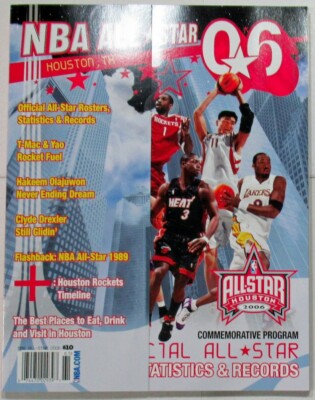 2006 NBA All Star Game Program LeBron James MVP Kobe Shaq Yao Pau Dirk ...