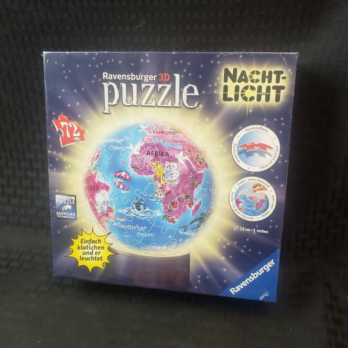 Ravensburger 3D Earth Puzzle 72 Piece Night Light German Edition New ...