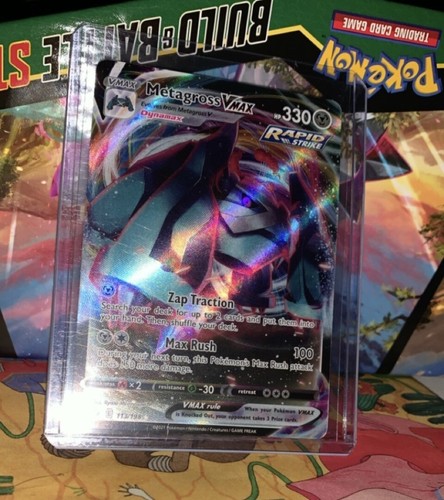Metagross VMAX Full Art Ultra Rare Pokemon Card - Chilling Reign 113/ ...