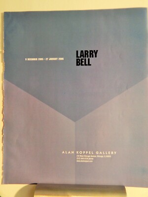 LARRY BELL ART PIECE VTG ORIG 2005 ADVERTISEMENT | eBay