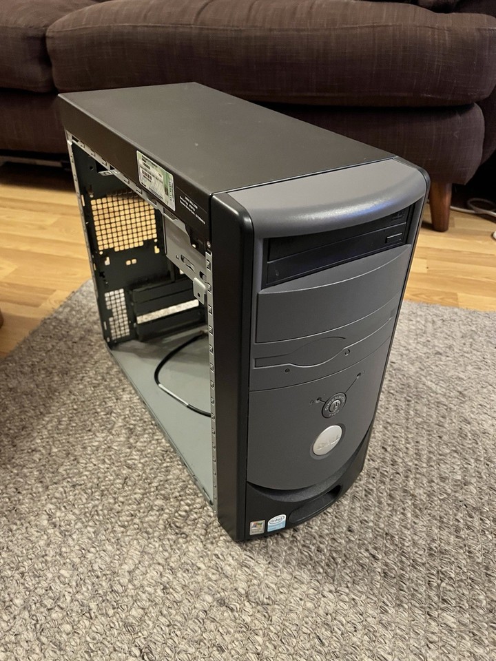 Retro Black Dell Pc Case | eBay UK