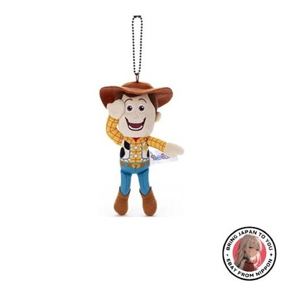 New Pixar Character Toy Story Funny Face Ball Chain Mascot Woody Plush ...