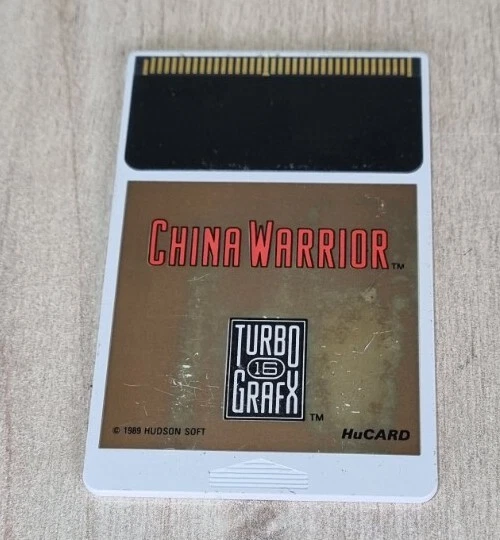 China Warrior Turbo Grafx 16