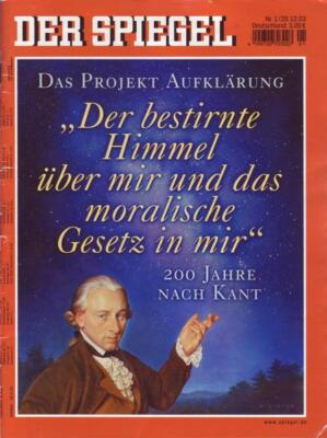 Der Spiegel Nr. 01/2003 29.12.2003 Der bestirnte Himmel über mir und ...